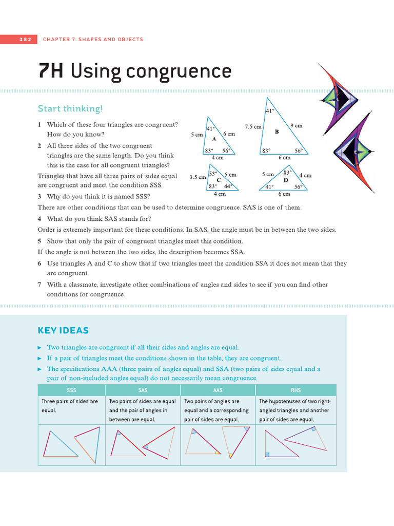 Congruency Rules | PDF