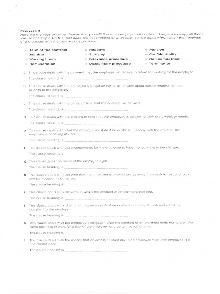 Exercise Unit 3 | PDF