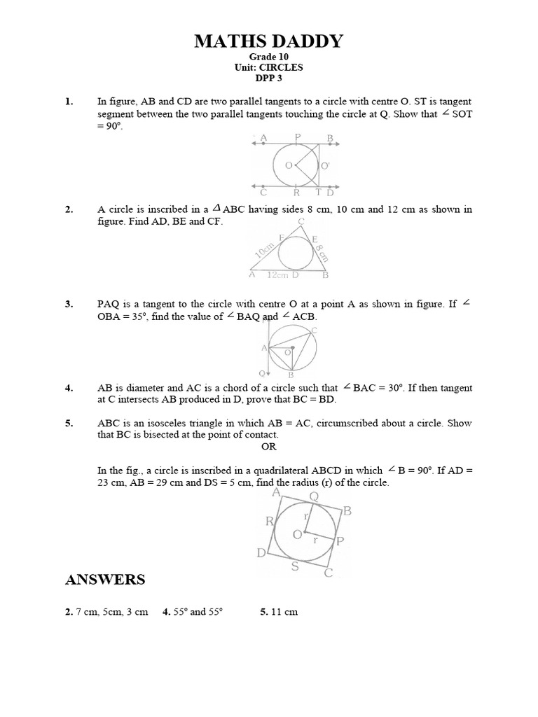 DPP - 03 | PDF | Teaching Methods & Materials