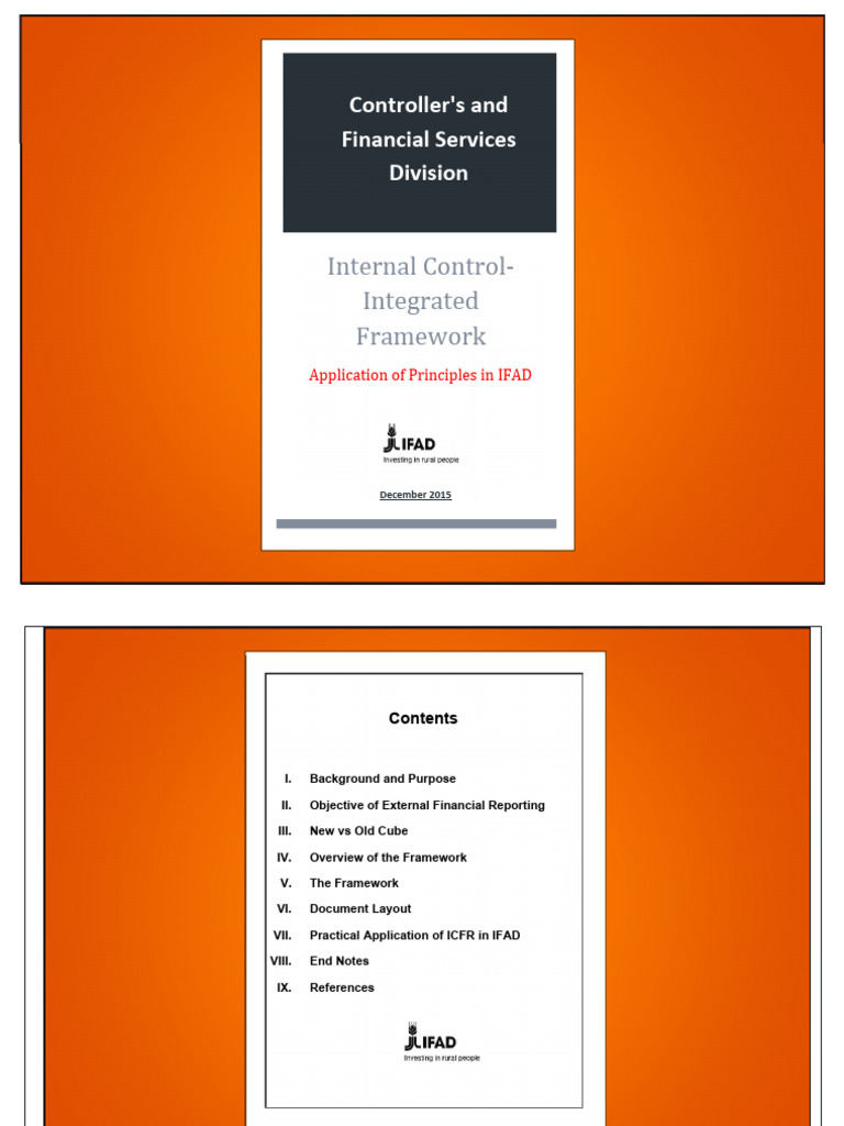 04-New COSO Principles Applied in IFAD DECEMBER 2015 Final | PDF | Internal Control | Audit