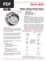 RITAG Wafer Type Check Valves Manual | PDF | Valve | Pump