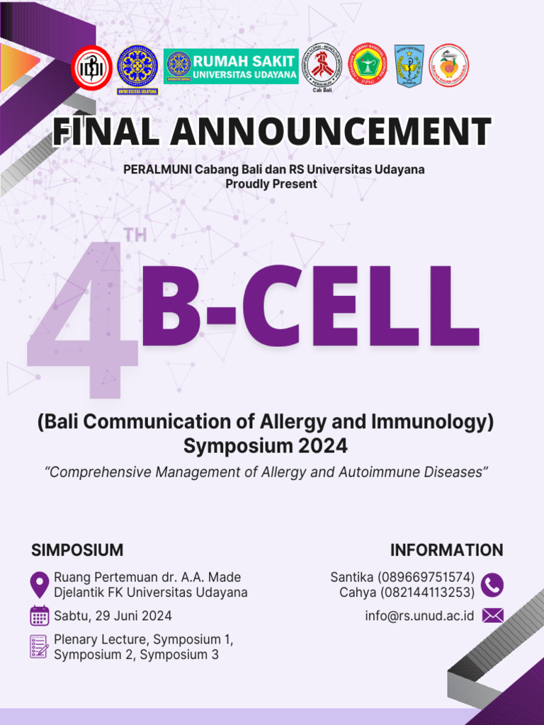 FINAL ANNOUNCEMENT BCELL 2024 - 22 MEI 2024 Rev 2 - 20240522 - 094336 - 0000 | PDF | Allergy ...