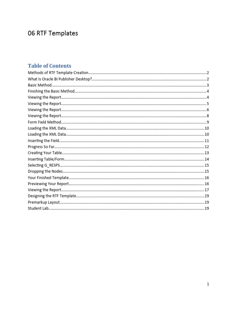 06 RTF Templates | PDF | Microsoft Word | Computer Science