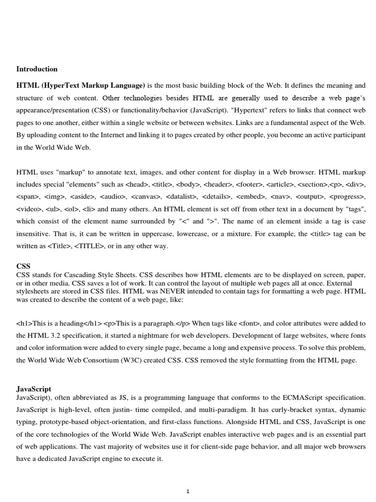 Web Programming Lab Manual 2023 | PDF | Cost Of Living | Html Element