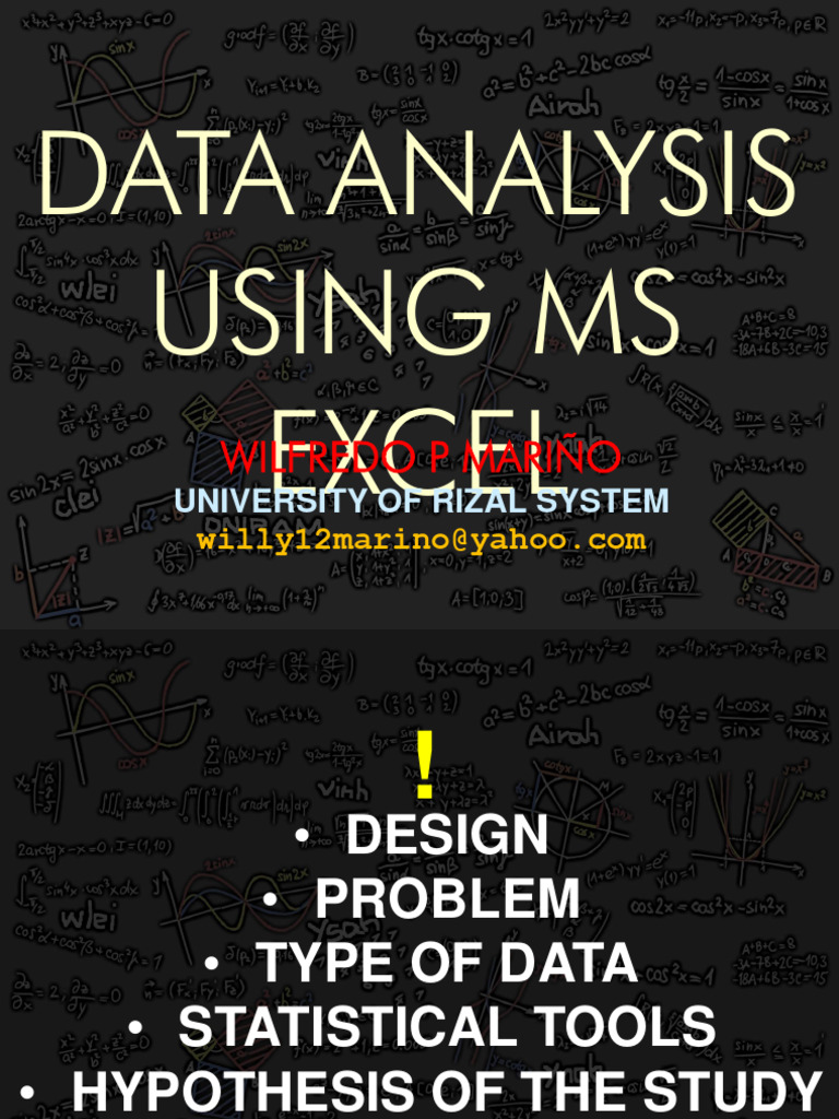 Statistics Using Excel Pdf Pdf P Value Statistical Hypothesis Testing
