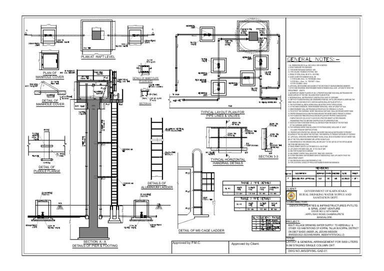 5KL Gad Single Column Oht | PDF | Beam (Structure) | Foundation (Engineering)