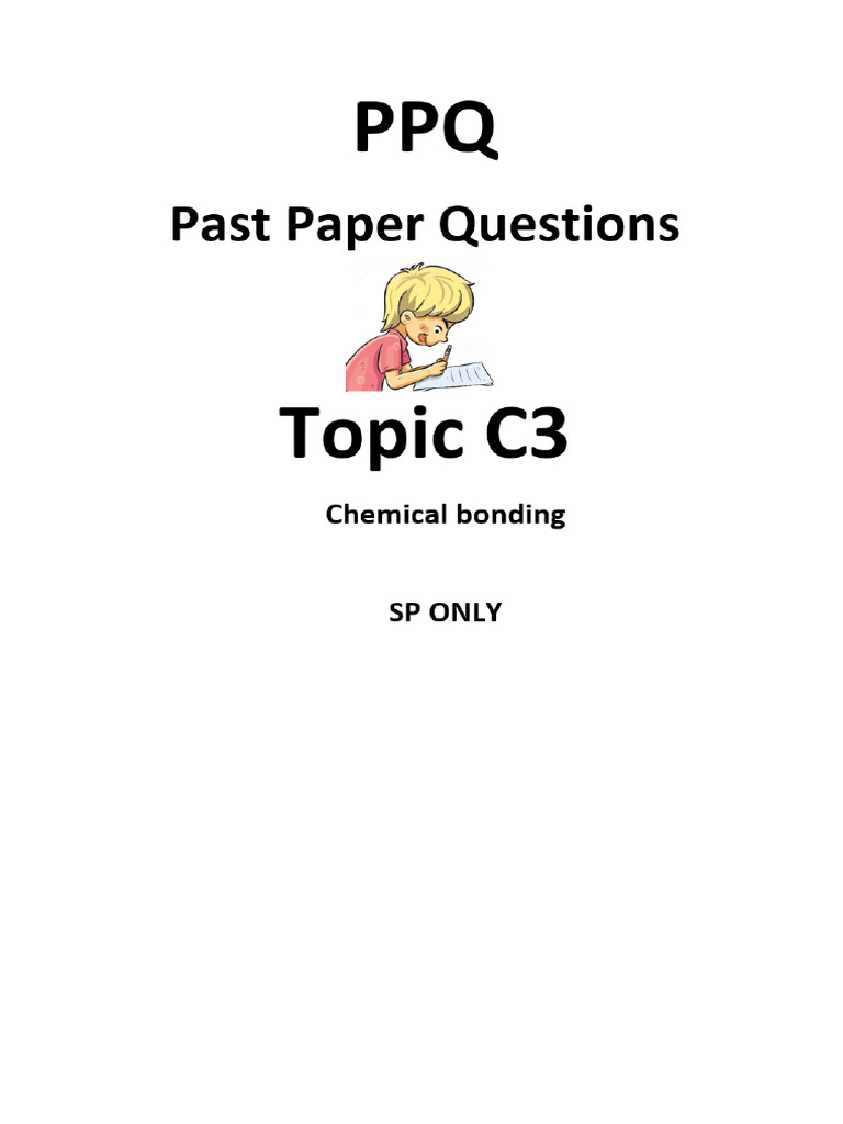 C3 Chemical Bonding Bonding SP ONLY | PDF | Chemical Compounds | Ion