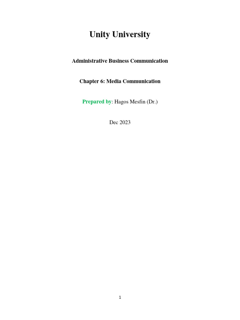 Overview of Media Communication Types | PDF | Mass Media | Communication