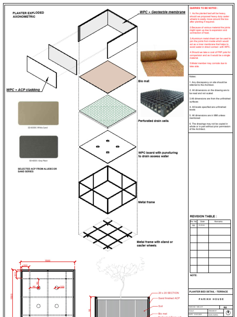 Planter Box Detail Module - Parikh House Terrace - 24.5.24 | PDF ...