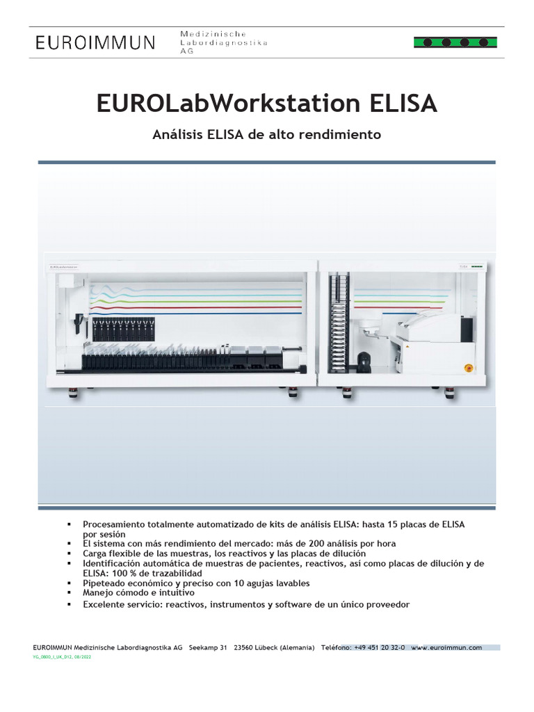 Euroimmun Folleto ES | PDF | Elisa | Informática