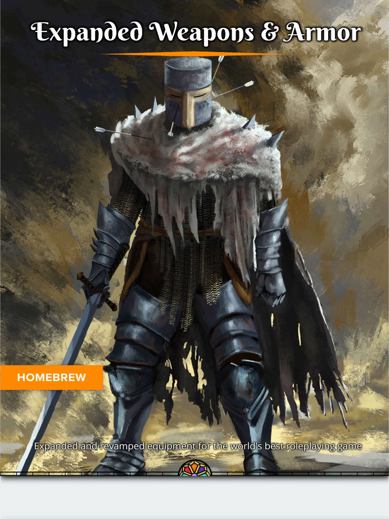 D&D Homebrew - Expanded Weapons & Armor 5e | PDF