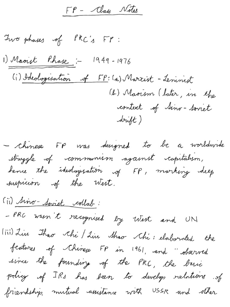 FP Class Notes - 070743 | PDF