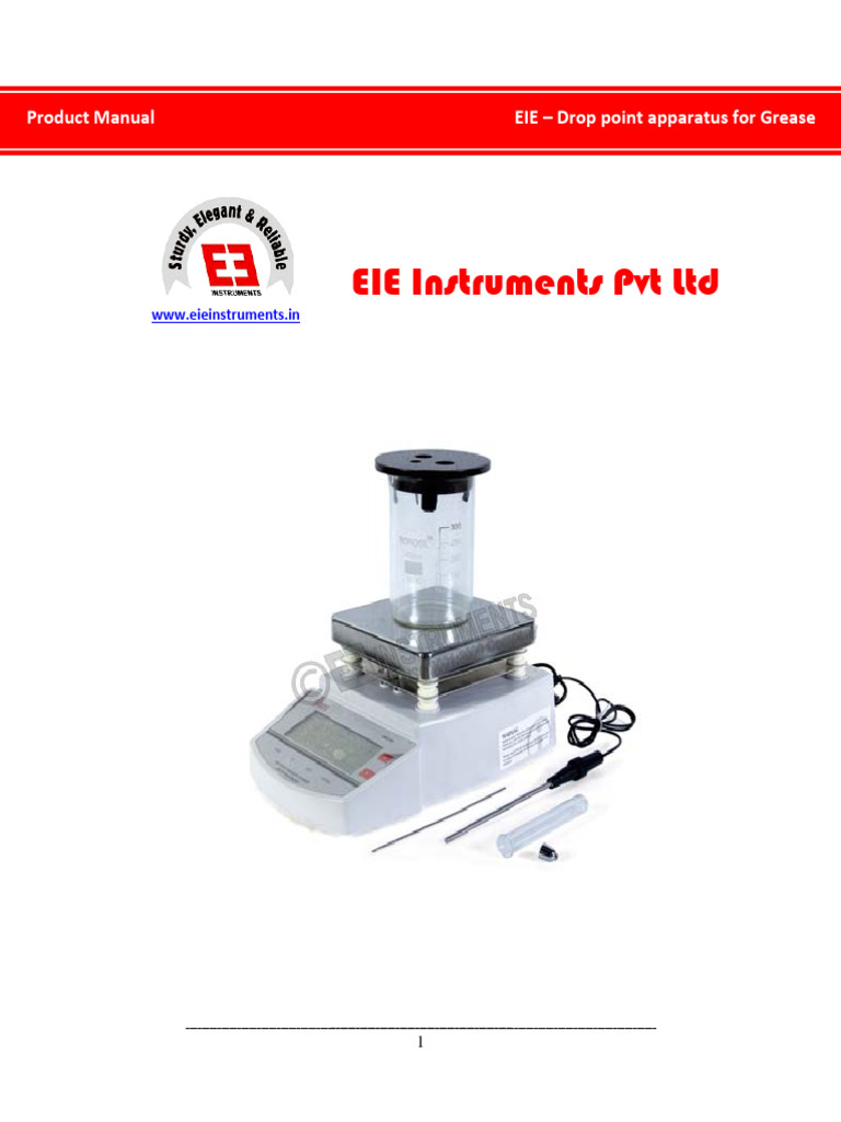 Drop Point Apparatus | PDF | Lubricant