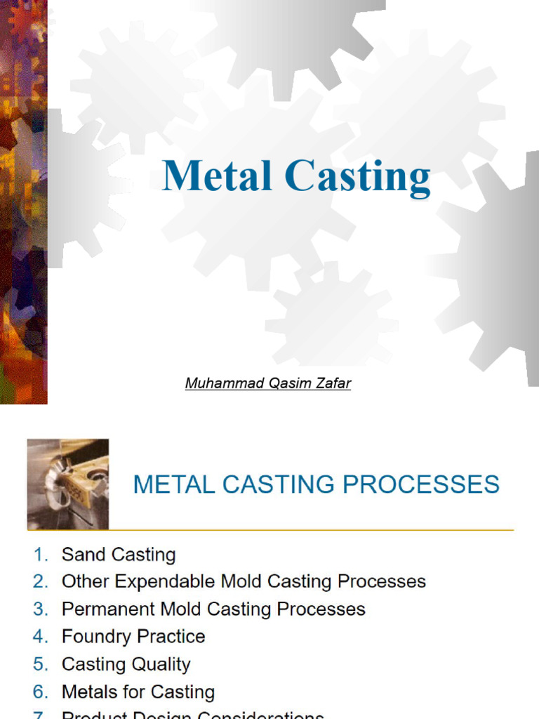 Casting | PDF | Building Materials | Industrial Processes