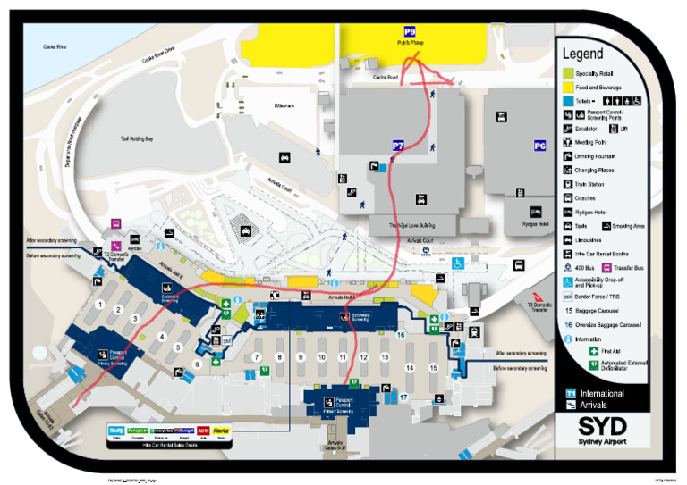 Sydney Airport Map | PDF