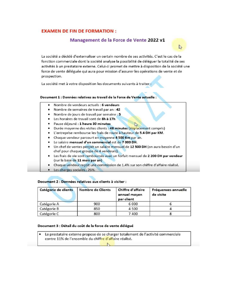 EFM FDV Externe | PDF
