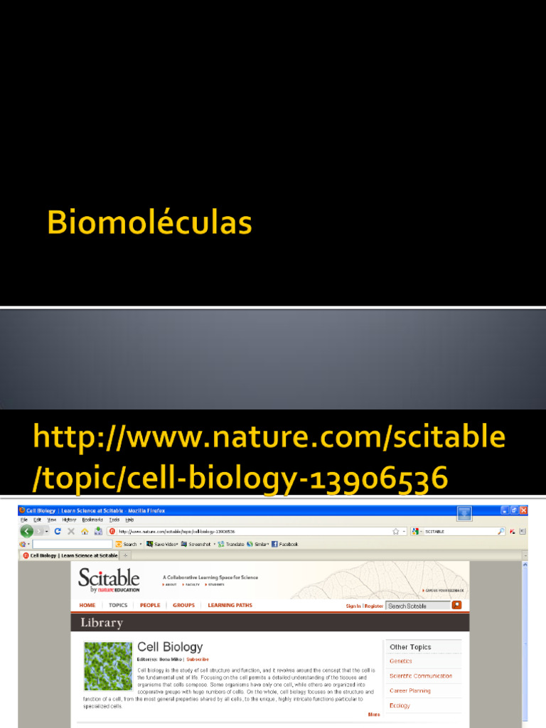 BioCel VET 20111 Aula02 - Biomoleculas | PDF | Proteínas | Membrana celular