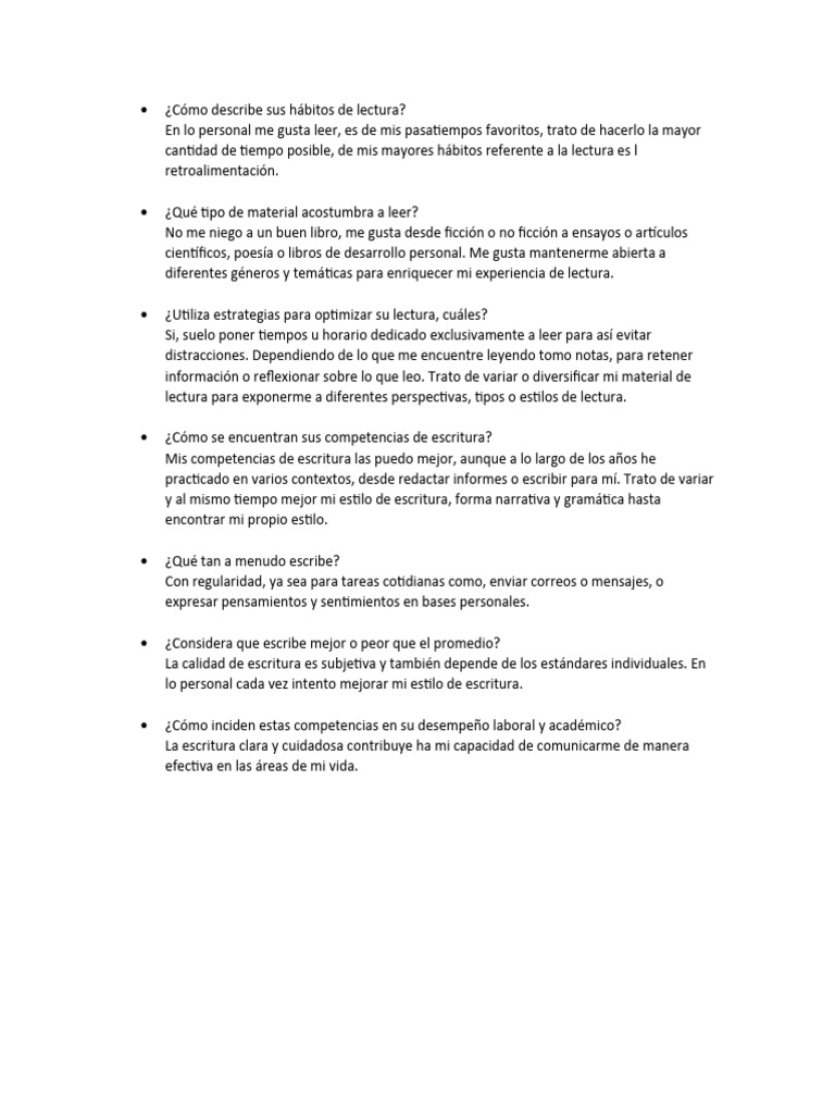 Pasión por la Lectura y Escritura | PDF