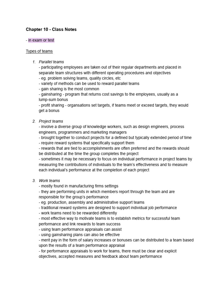 Team Performance and Reward Strategies | PDF | Incentive | Employment