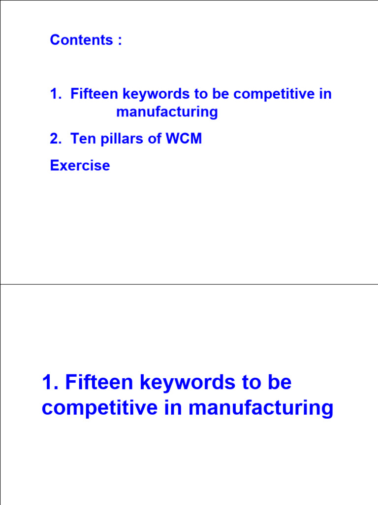 00.advanced WCM | PDF | Quality Assurance | Mental Image