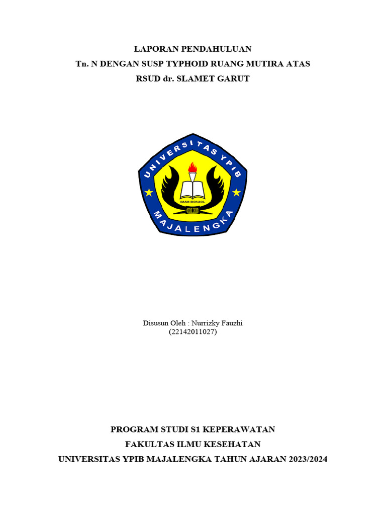 LP Typhoid Nurrizky Fauzhi | PDF