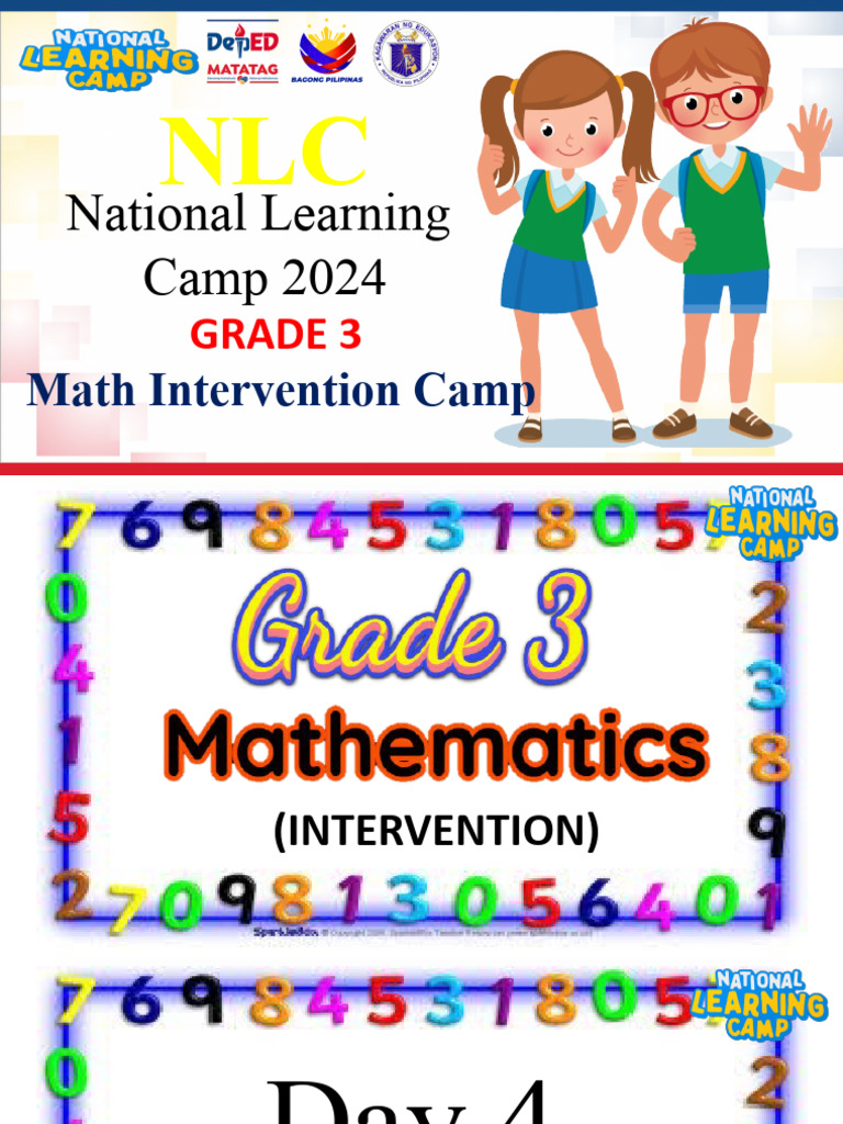 NLC Grade 3 Math Intervention Camp Lesson 4 | PDF