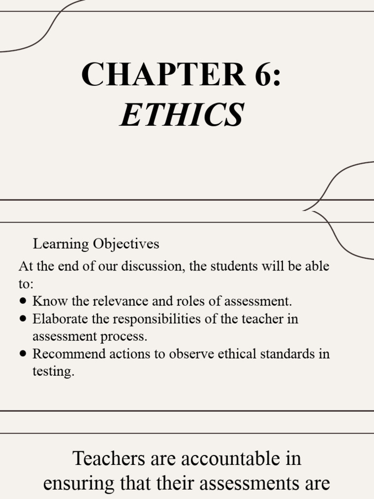 Ethical Considerations in Assessment | PDF | Educational Assessment ...