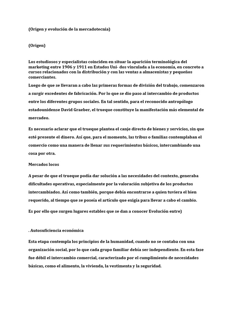 Esquema de la evolución de la mercadotécnica Alam roniel ureña martinez ...