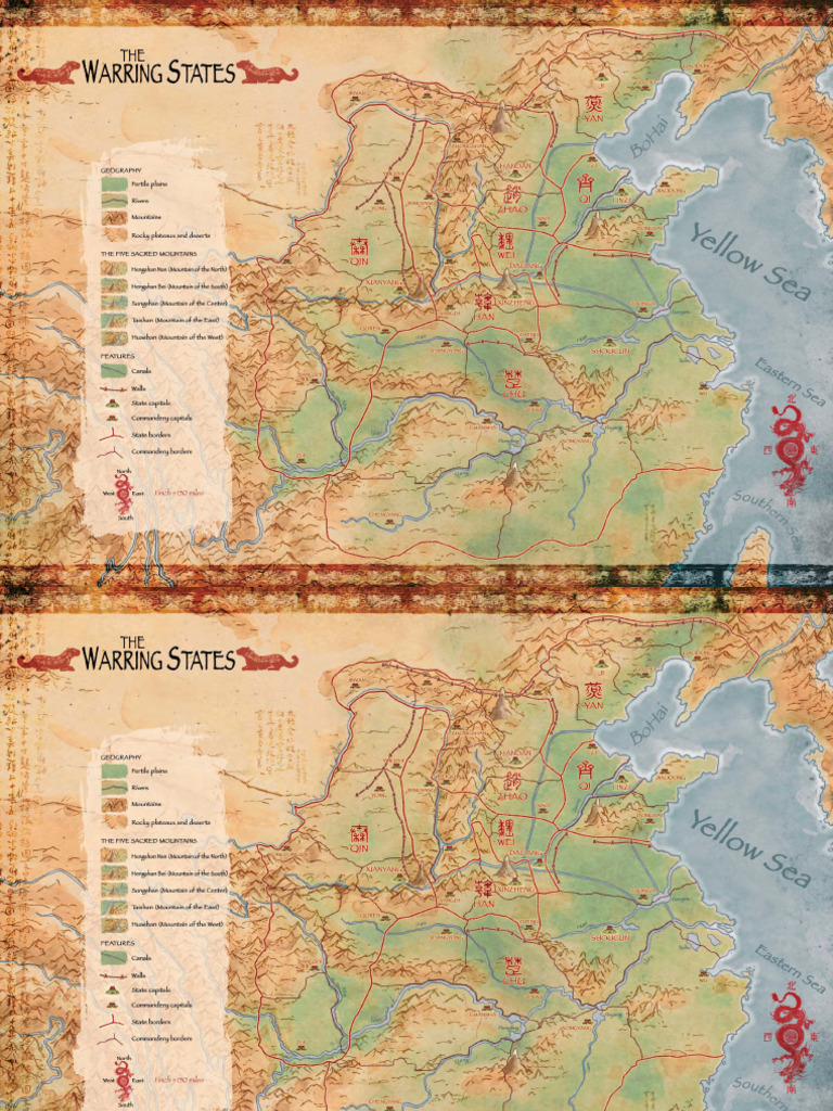 The Warring States - Map | PDF