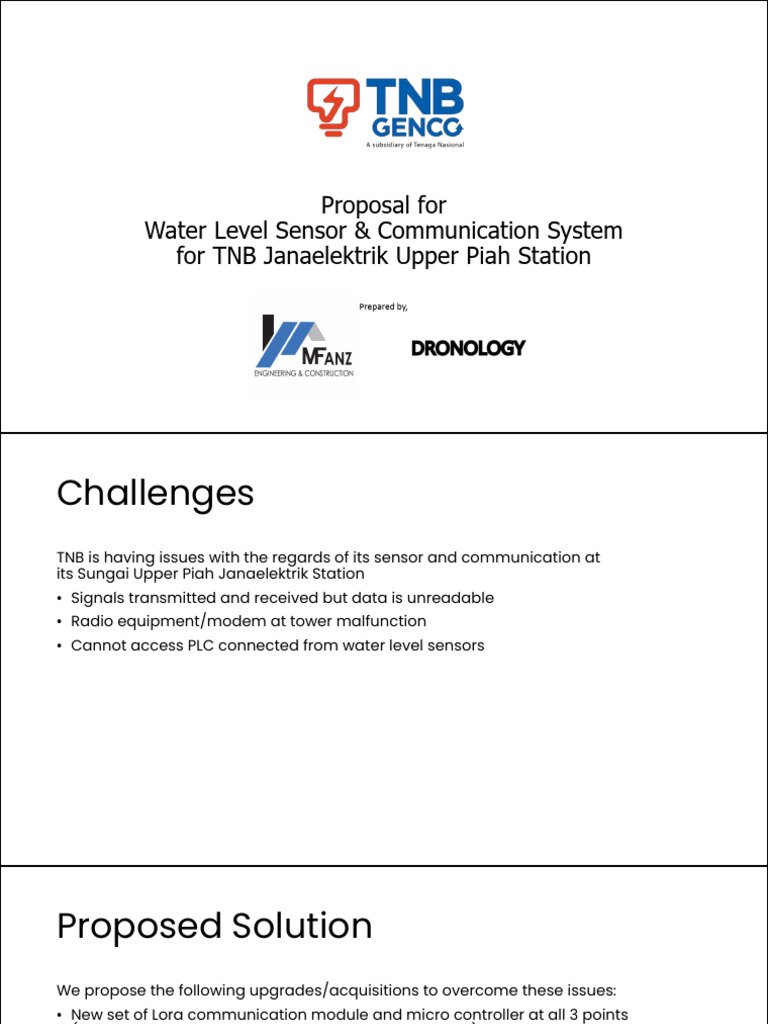 Water Level Sensor For SG Piah - TNB | PDF | Internet Of Things ...