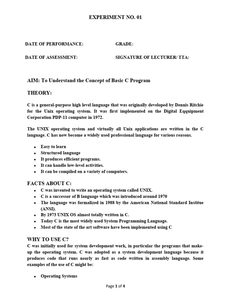 PR 1 | PDF | Operating System | Unix