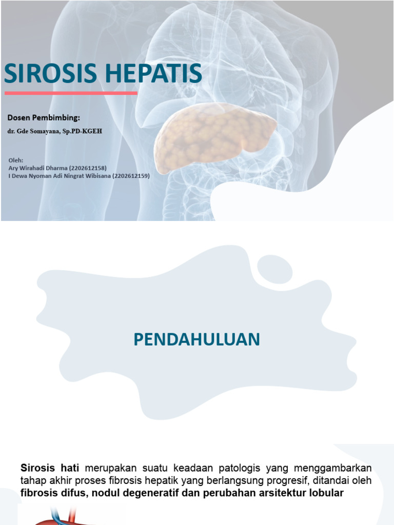 Penanganan Sirosis Hati dan Hepatitis B | PDF