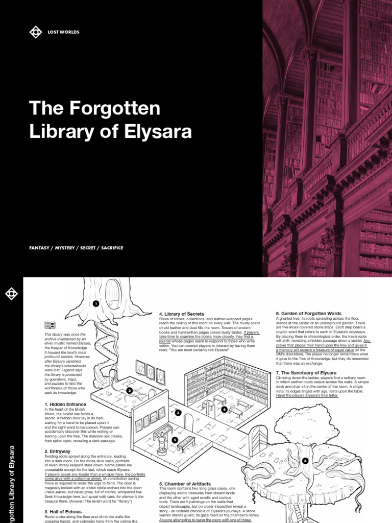 Elysara's Hidden Library Quest | PDF
