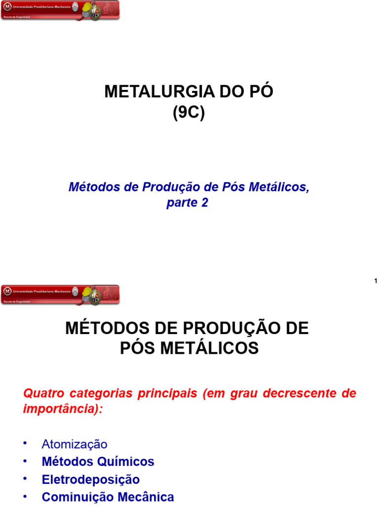 Metal Po 5 Metodos de Producao de Pos Metalico | PDF | Metais | Cobre