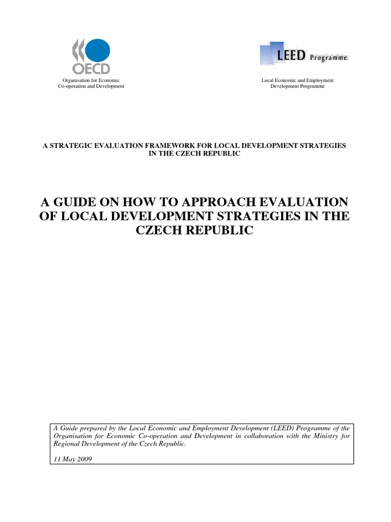 A Guide On How To Approach Evaluation of Local Development Strategies ... A Guide On How To Approach Evaluation of Local Development Strategies ...
