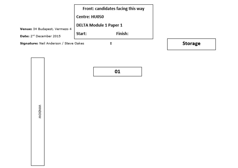 Exam Day Seating Plan Paper 1 2015 | PDF