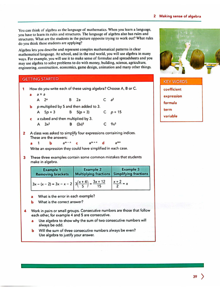 Making Sense of Algebra | PDF