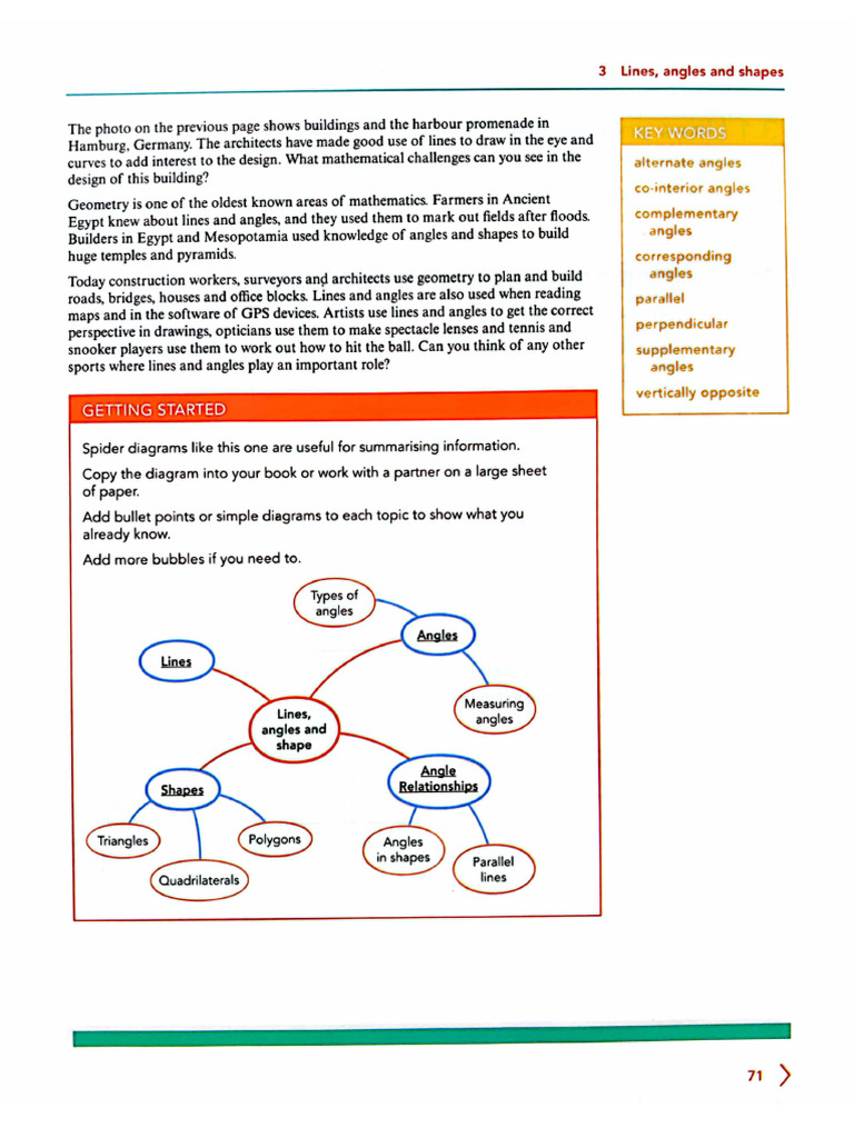 Lines, Angles and Shapes | PDF