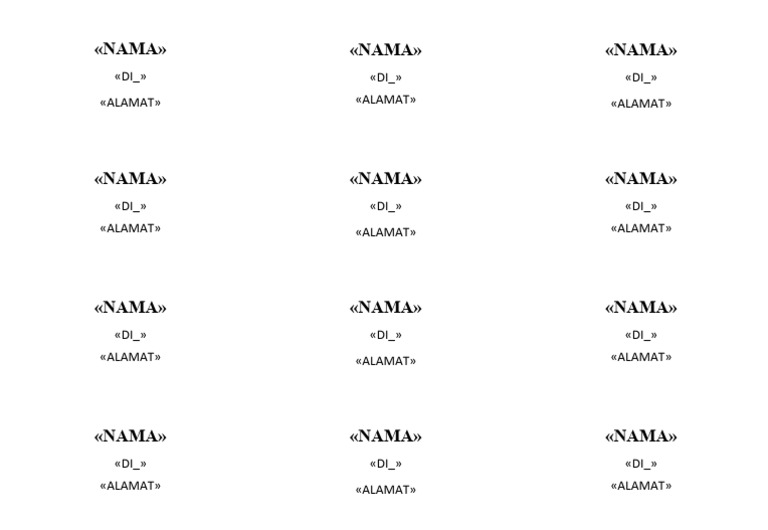 # Format Label 103 | PDF