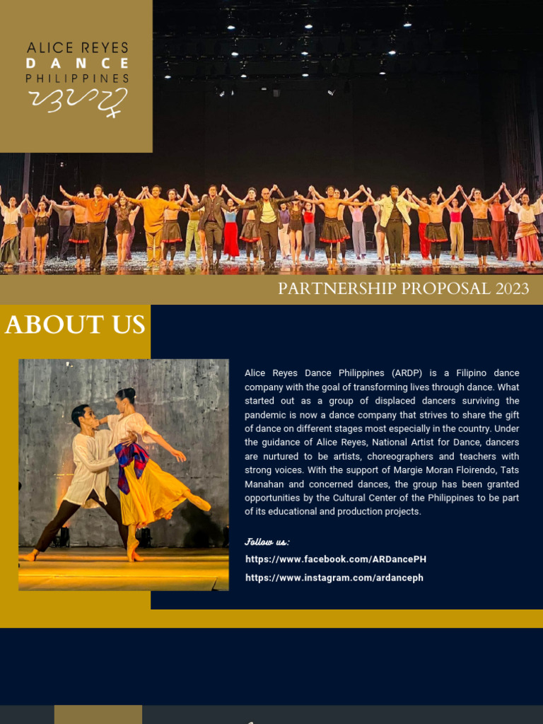 ARDP Season of Dance 2023_Sponsorship Proposal | Download Free PDF ...
