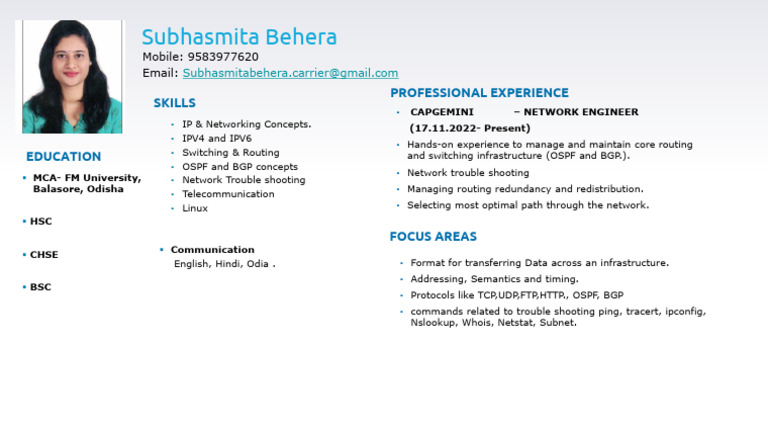 Subhasmita IP Resume-3 | PDF | Computers