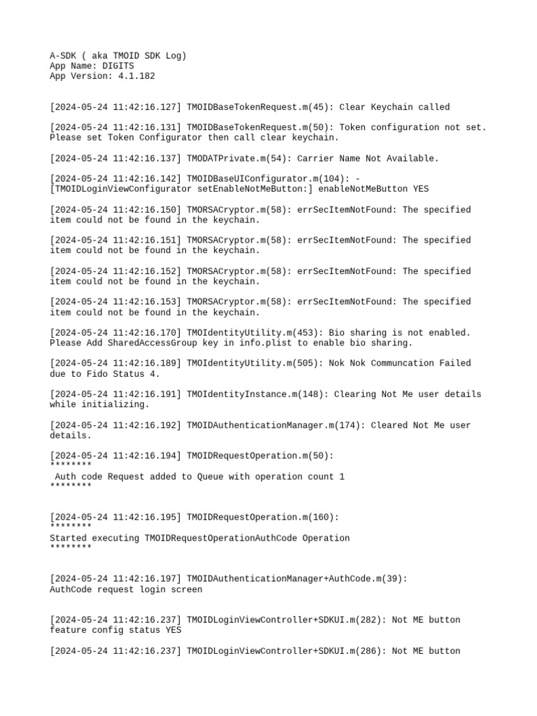 Digits Tmolog | PDF | Ios | I Phone