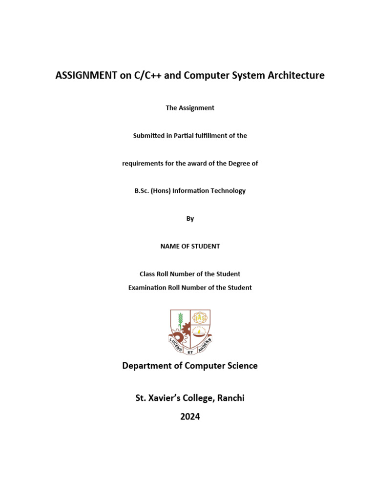 Assignment Performa BIT | PDF