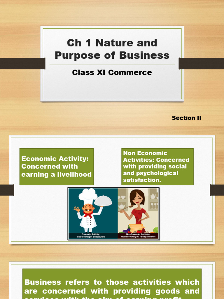 Resource 20240701143933 Business Studies CH 1 Section 2 | PDF | Employment | Commerce