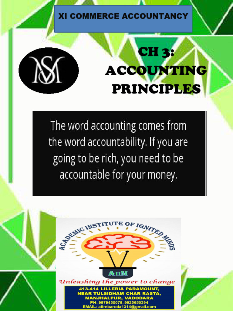 AIIM ch3 acc Accounting principles XI | PDF