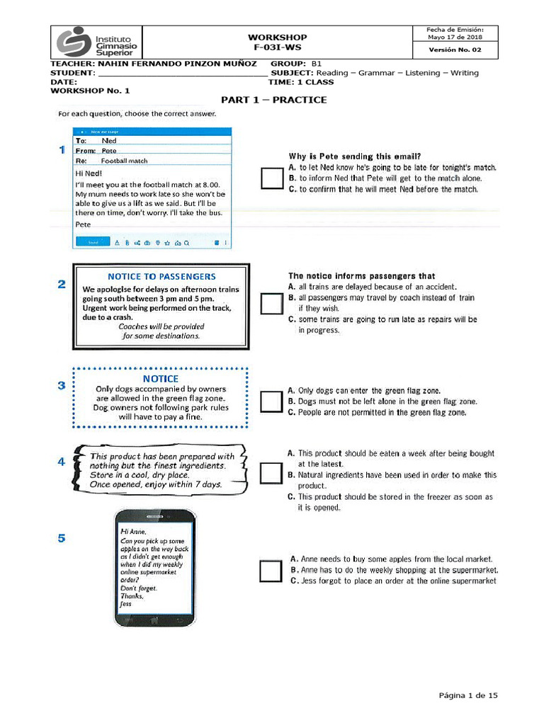 PRACTICE MATERIAL | PDF