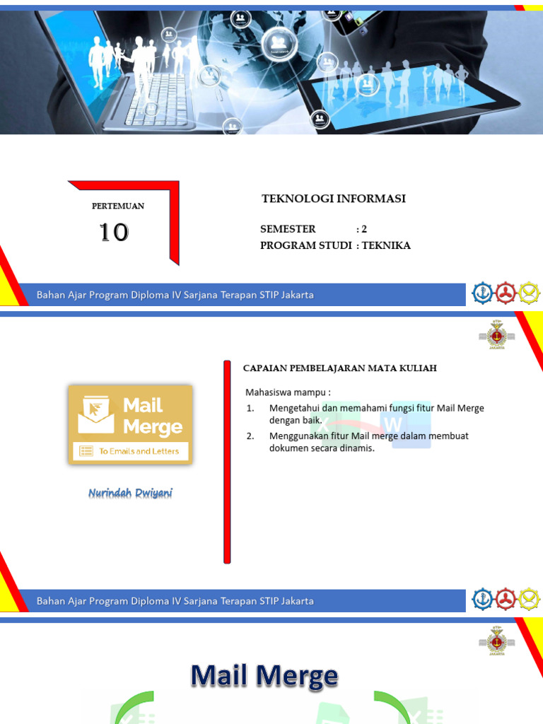 Sesi 10 Ti - Mail Merge | PDF