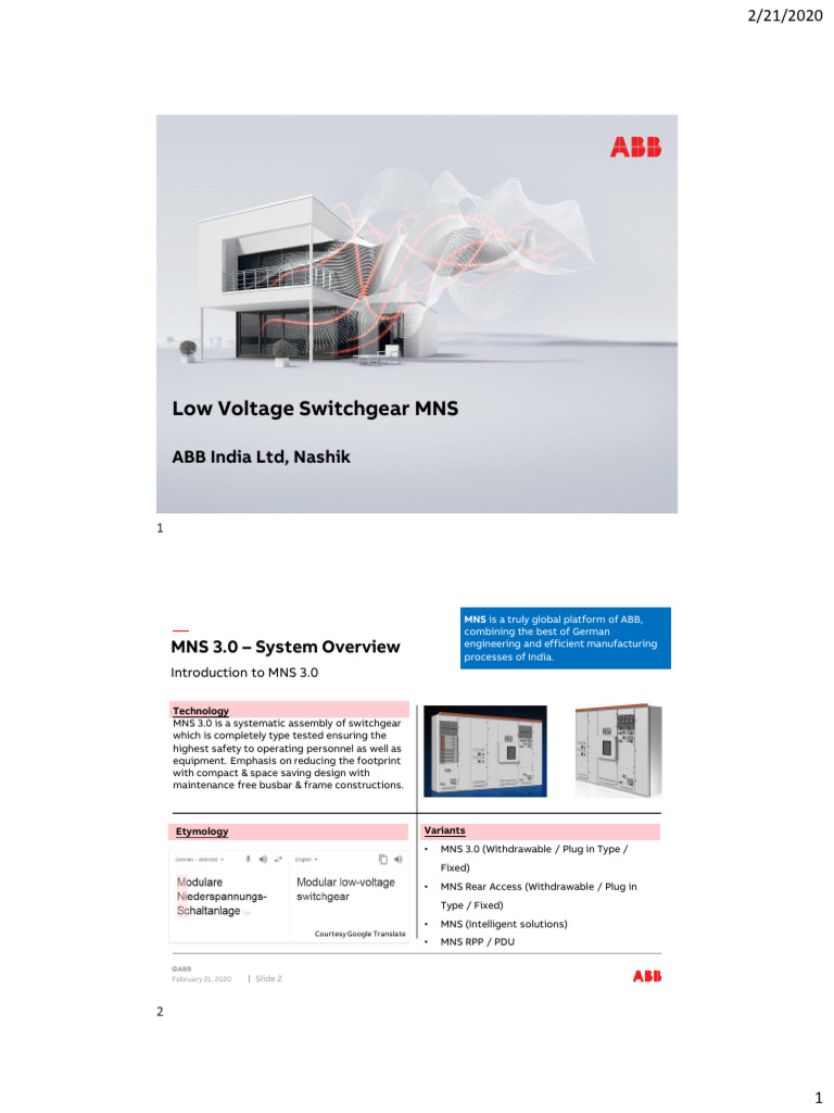 LV MNS | PDF | Insulator (Electricity) | Reliability Engineering