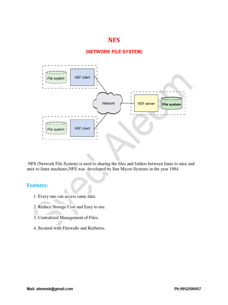 NFS Configuration On Linux RHEL | PDF | Data Management | Information ...
