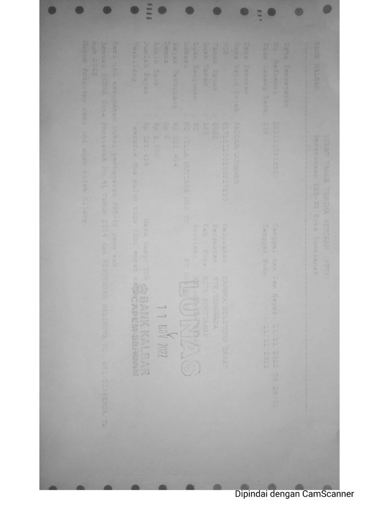 Lunas PBB 2022 | PDF